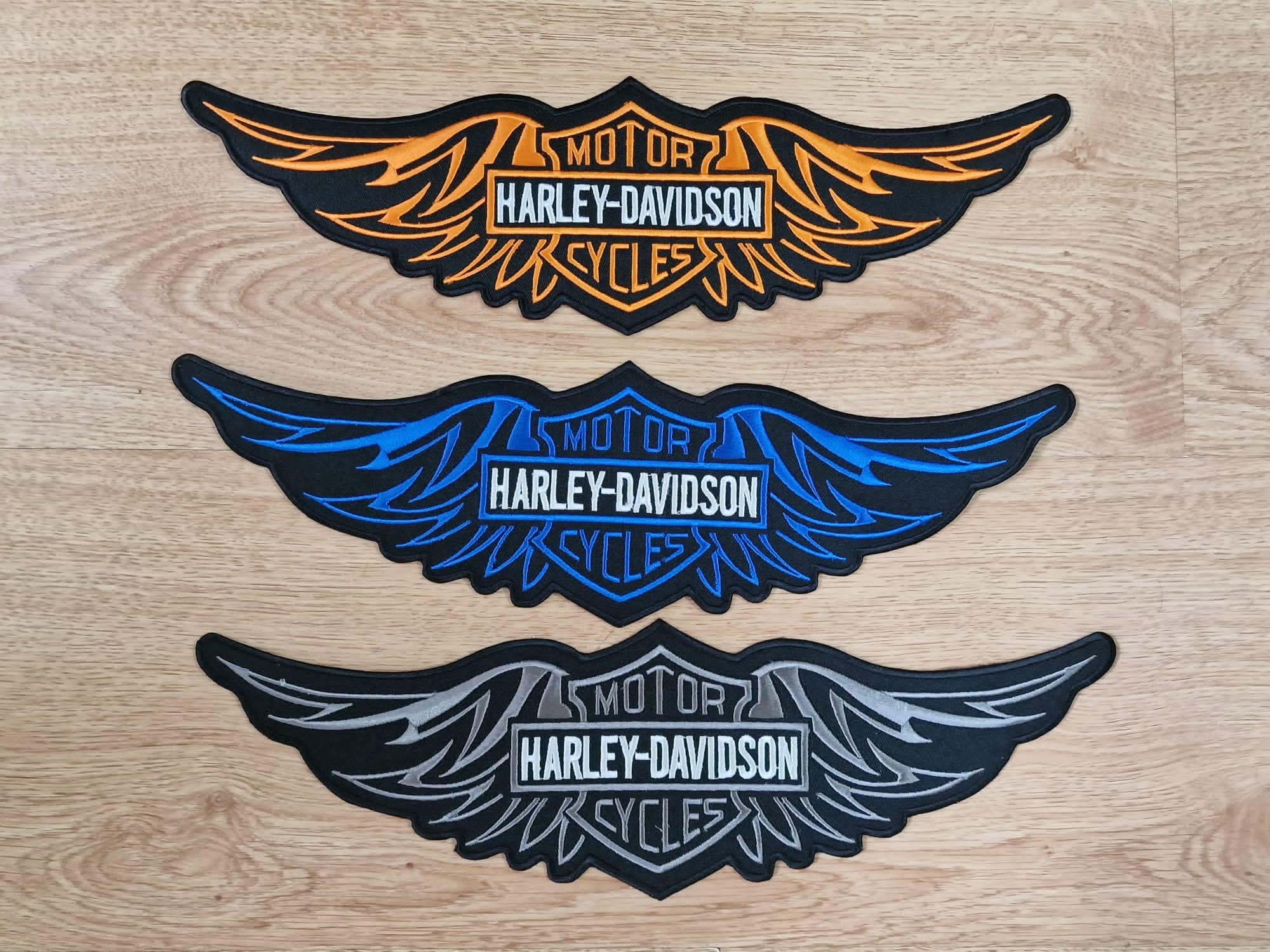 Harley Davidson Logo With Wings Outline