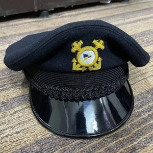 New Lancaster Boat Skipper Yachting Captain Peak Cap Military - Etsy