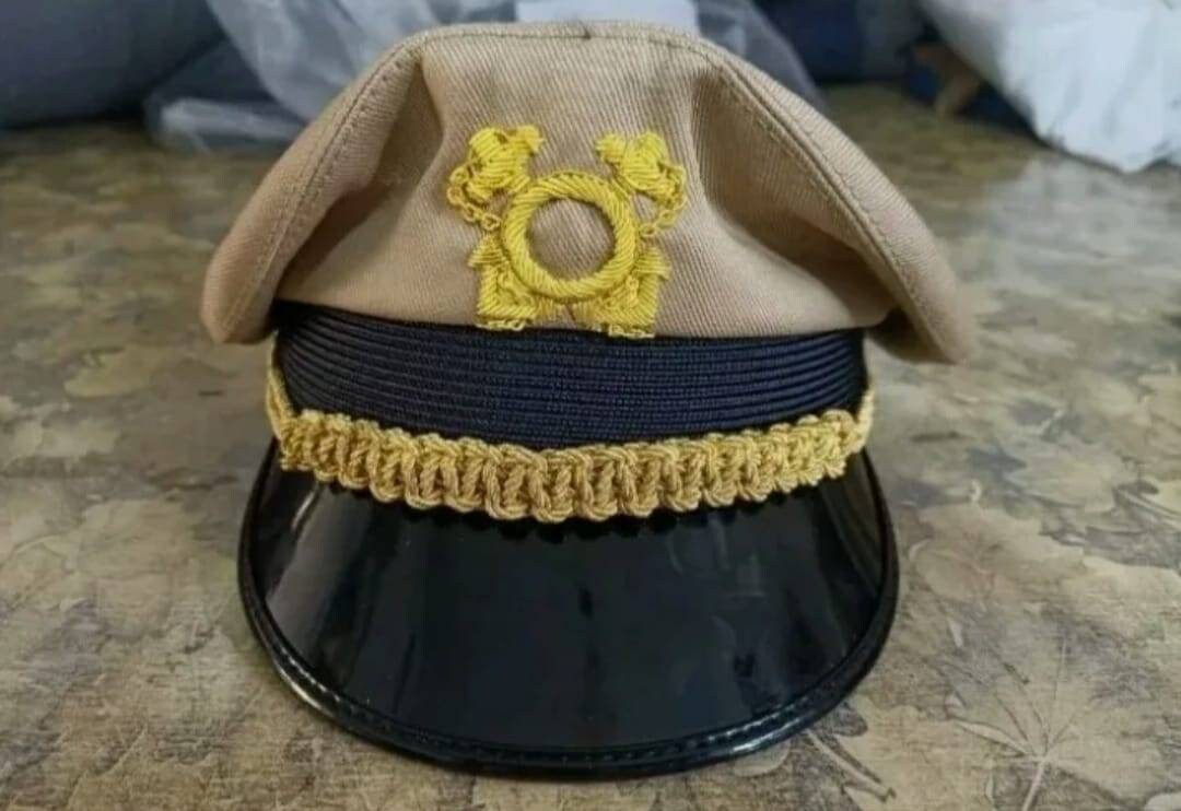 Captain's Hat Skipper's Hat Yachting Hat Khaki Black - Etsy