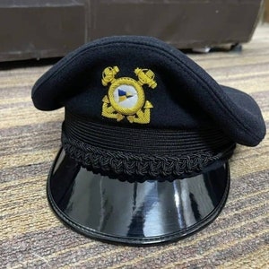 New Lancaster Boat Skipper Yachting Captain Peak Cap Military - Etsy