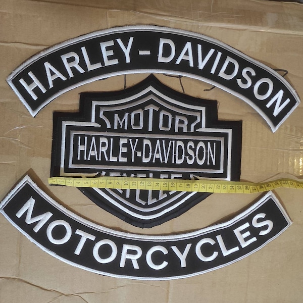 Harley Davidson Rocker Patch - Etsy
