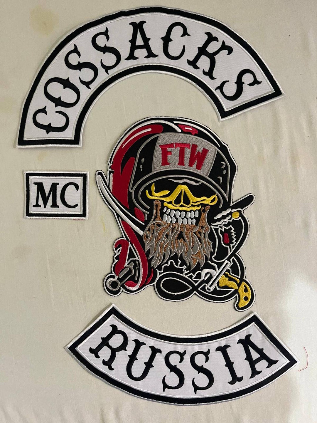 Cossacks Russia Mc 35cm Embroidered Patches Set of 4 Pcs Iron - Etsy