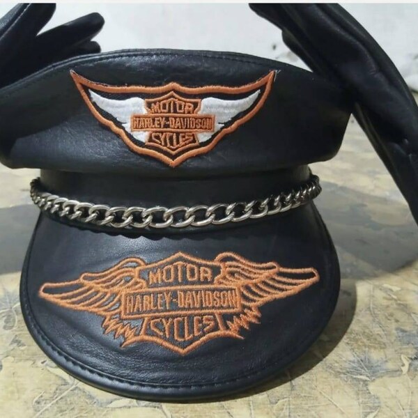 Harley Davidson Skull Cap - Etsy