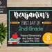 Editable Back to School Sign Printable Editable First and Last Day of ...