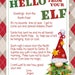 EDITABLE Elf Welcome Letter, Elf Arrival Letter, I'm Back Letter From ...