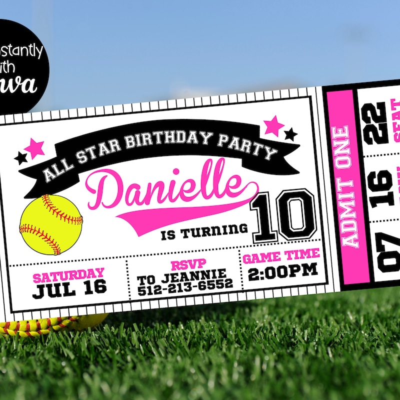 Softball Party - Etsy