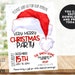 EDITABLE Christmas Party Invitation, Editable Holiday Party Invite ...
