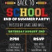 EDITABLE Back to School Party Invitation End of Summer Party Invitation ...