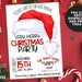 EDITABLE Christmas Party Invitation, Editable Holiday Party Invite ...