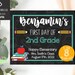 Editable Back to School Sign Printable Editable First and Last Day of ...