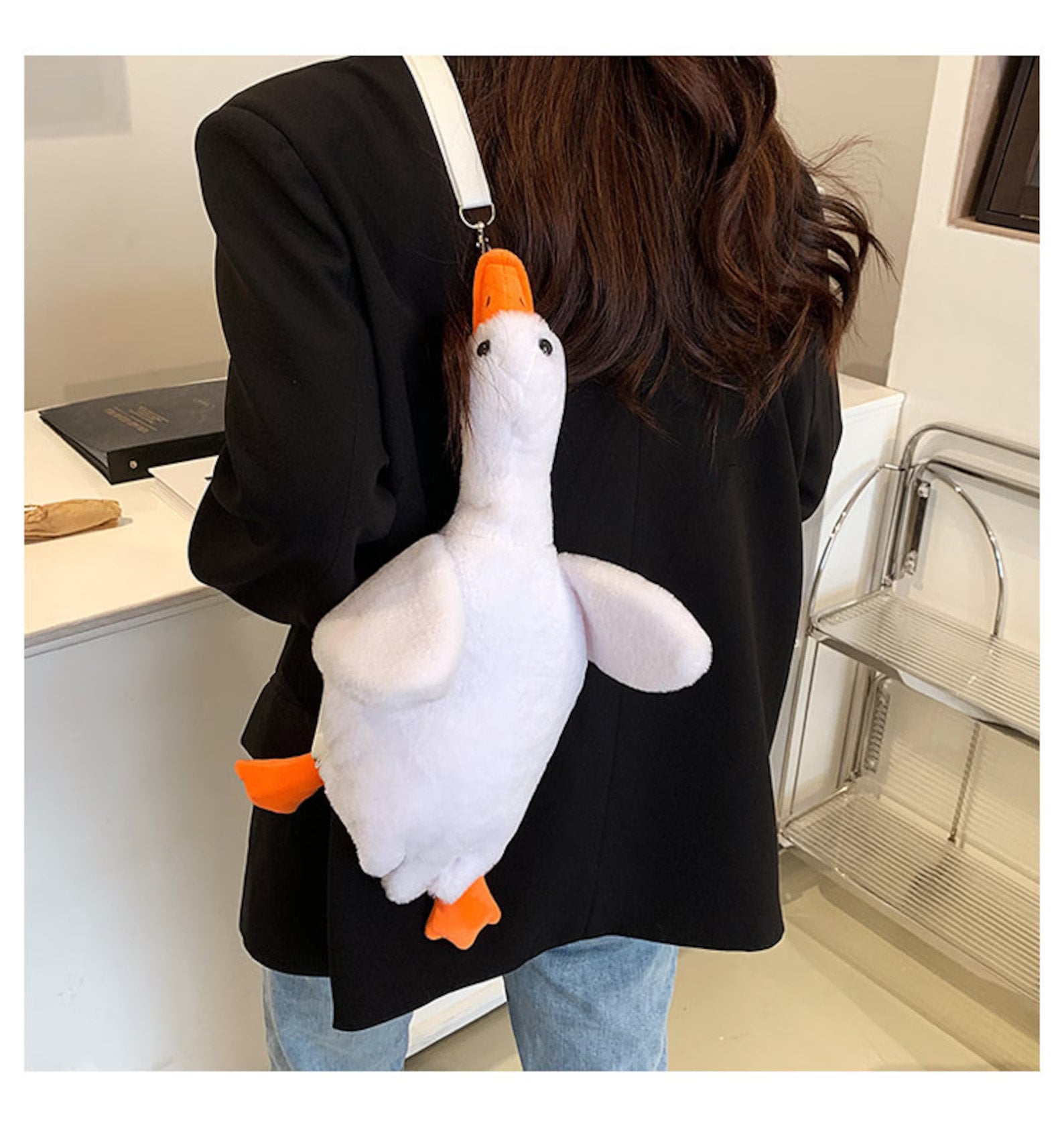 Duck Crossbody Bag, Cute Daily Bag, Women's Messenger Bag doll Laptop ...