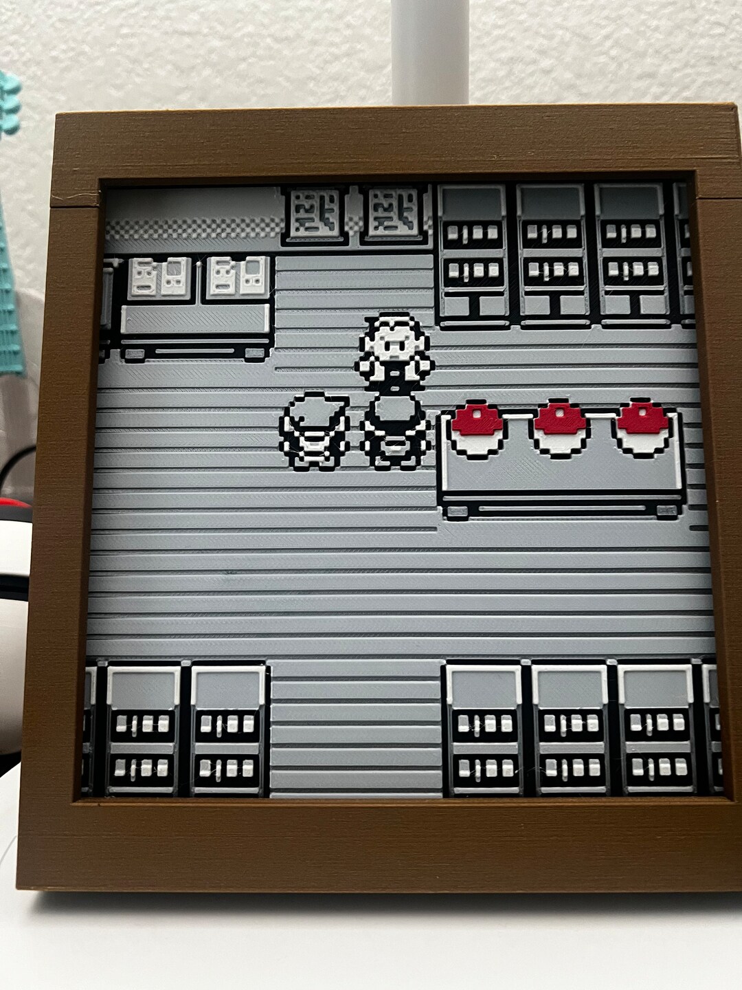 Hueforge 3D Printed Painting Pokemon Red Blue Professor Oak's Lab ...