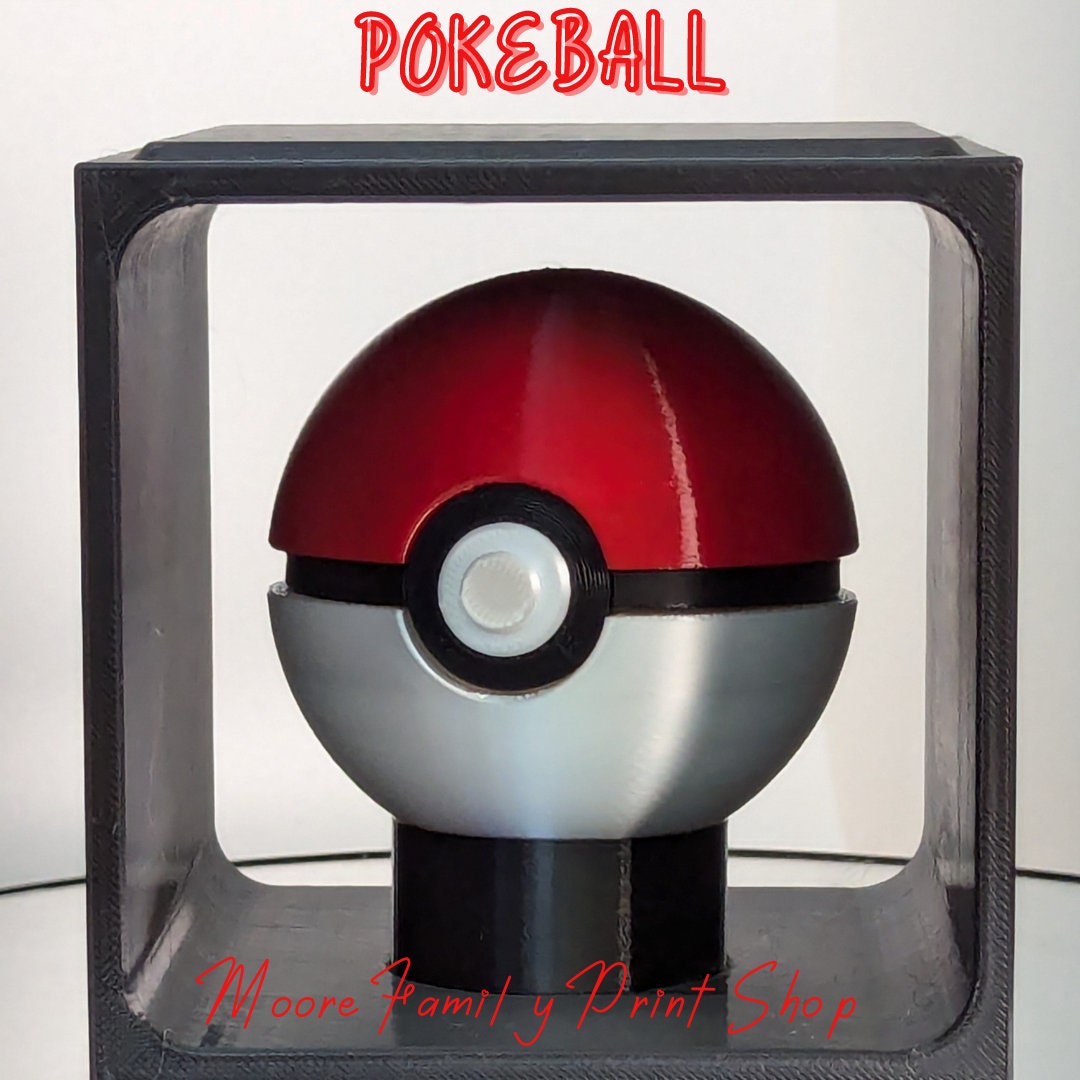 Handcrafted Fan Art 3D Printed Pokeball Replica Perfect for Pokemon ...