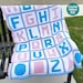 Crochet PATTERN- Alphabet (ABC) Letters and Shapes Graphghan Baby ...