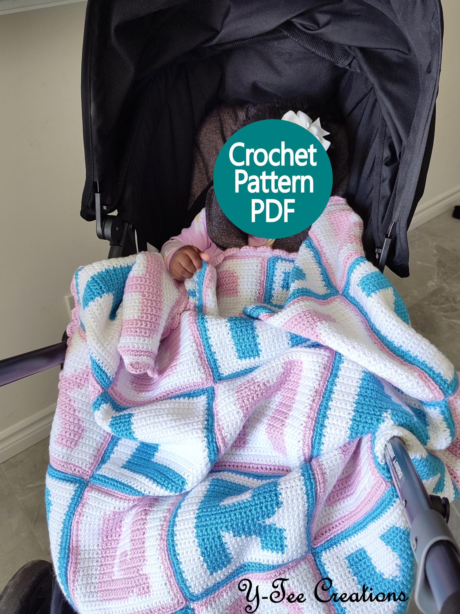 Crochet PATTERN- Alphabet (ABC) Letters and Shapes Graphghan Baby ...