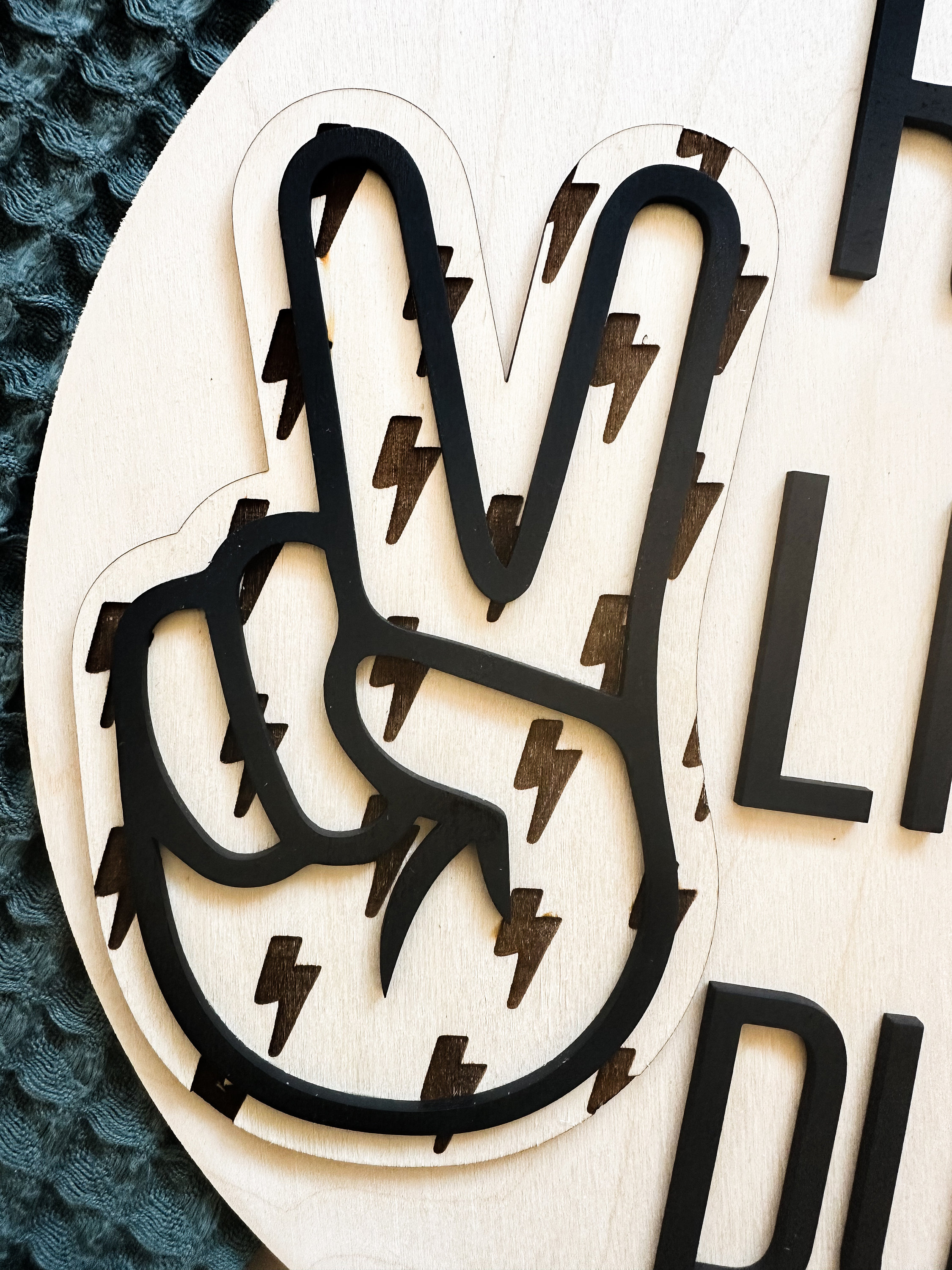 Rad Little Dude Sign, Playroom Decor, Peace Sign, Kids Room Decor ...