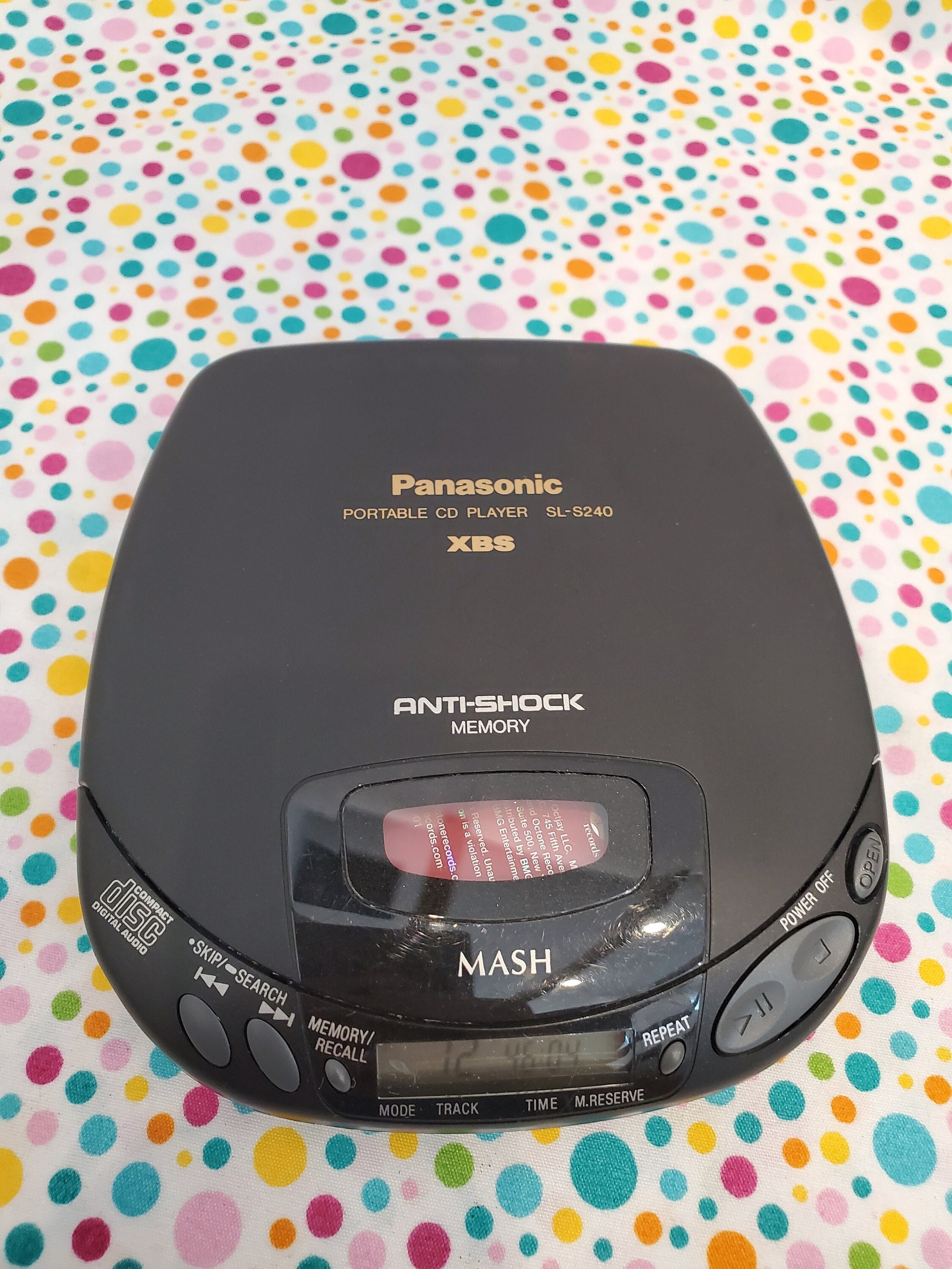 Panasonic Portable Cd Player