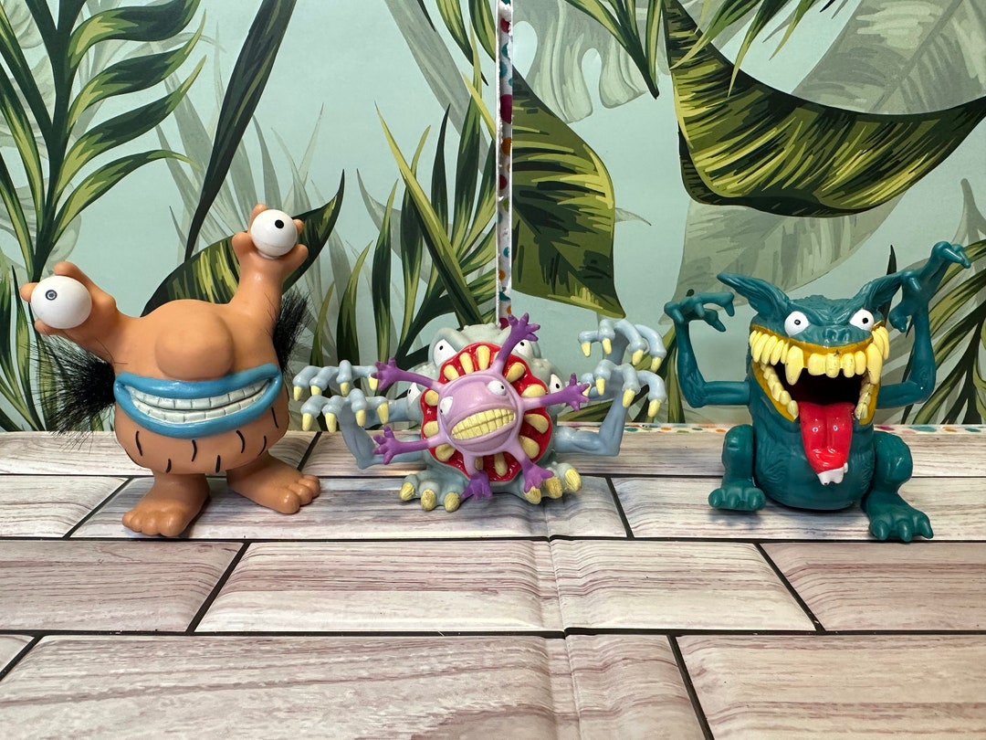 Nickelodeon Ah Real Monsters Action Figures Scarfer Sproink - Etsy