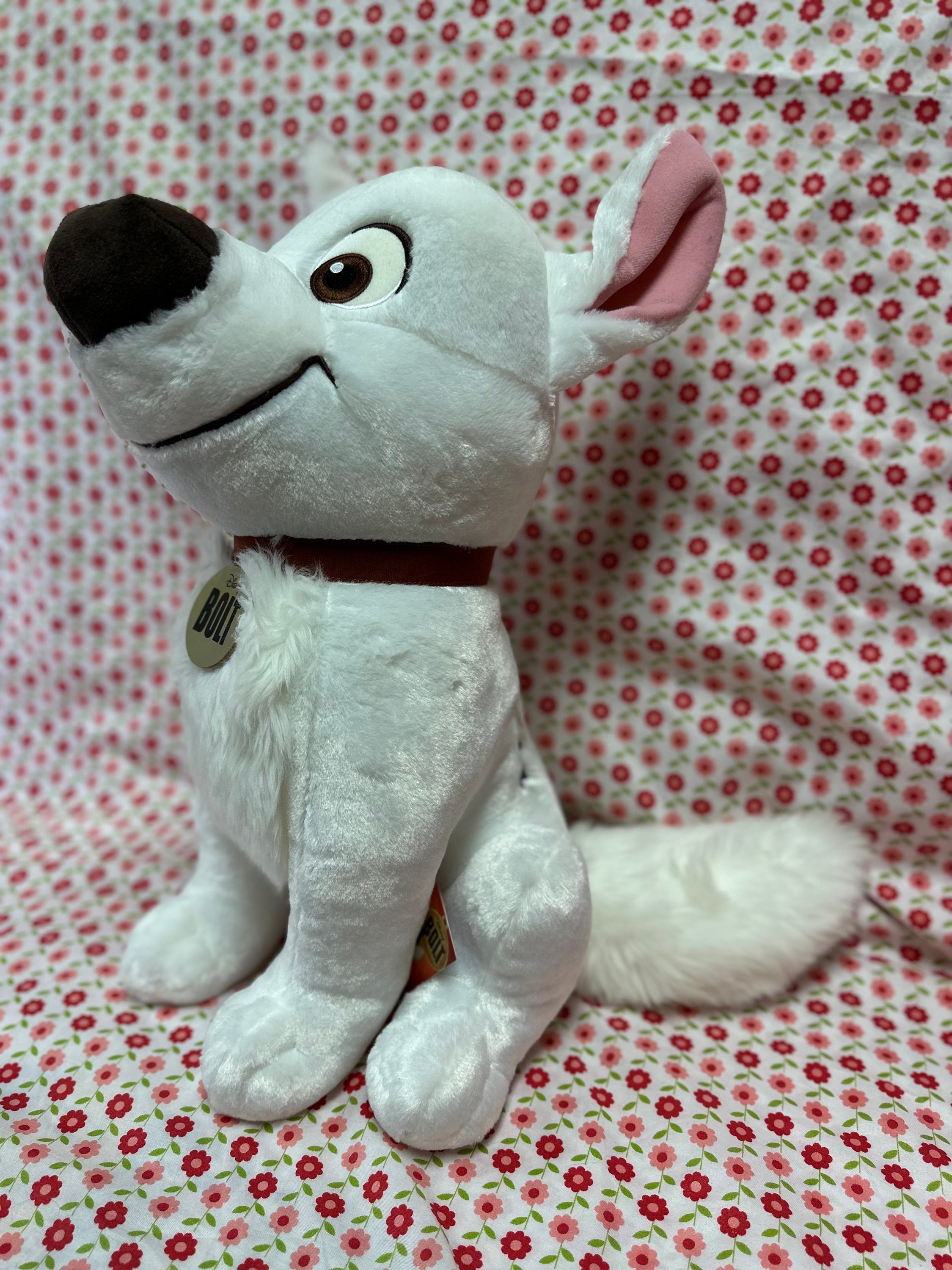 Bolt Plush 10th Anniversary Soft Jumbo 17 White Dog Disney - Etsy Canada