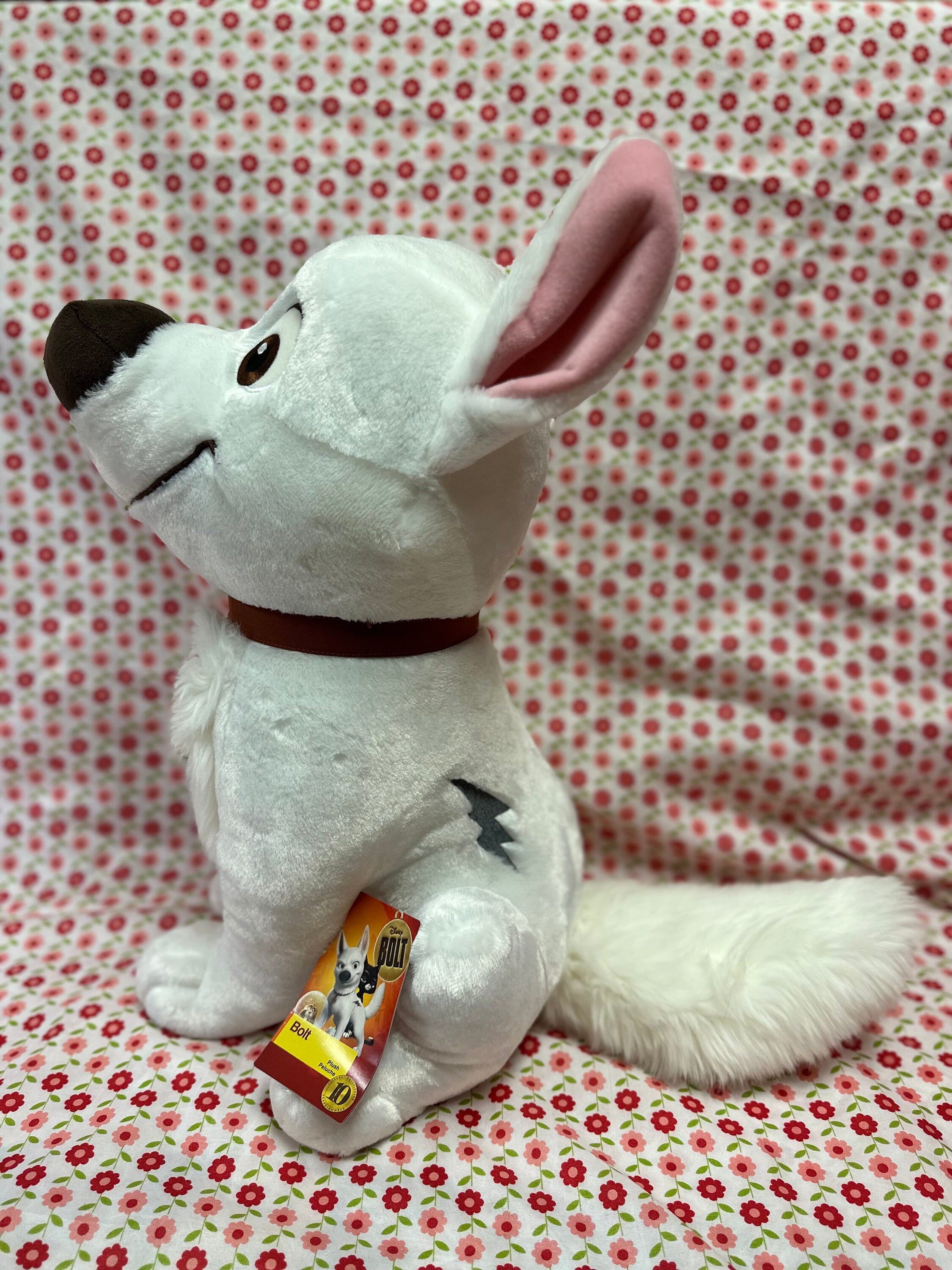 Bolt Plush 10th Anniversary Soft Jumbo 17 White Dog Disney - Etsy Canada