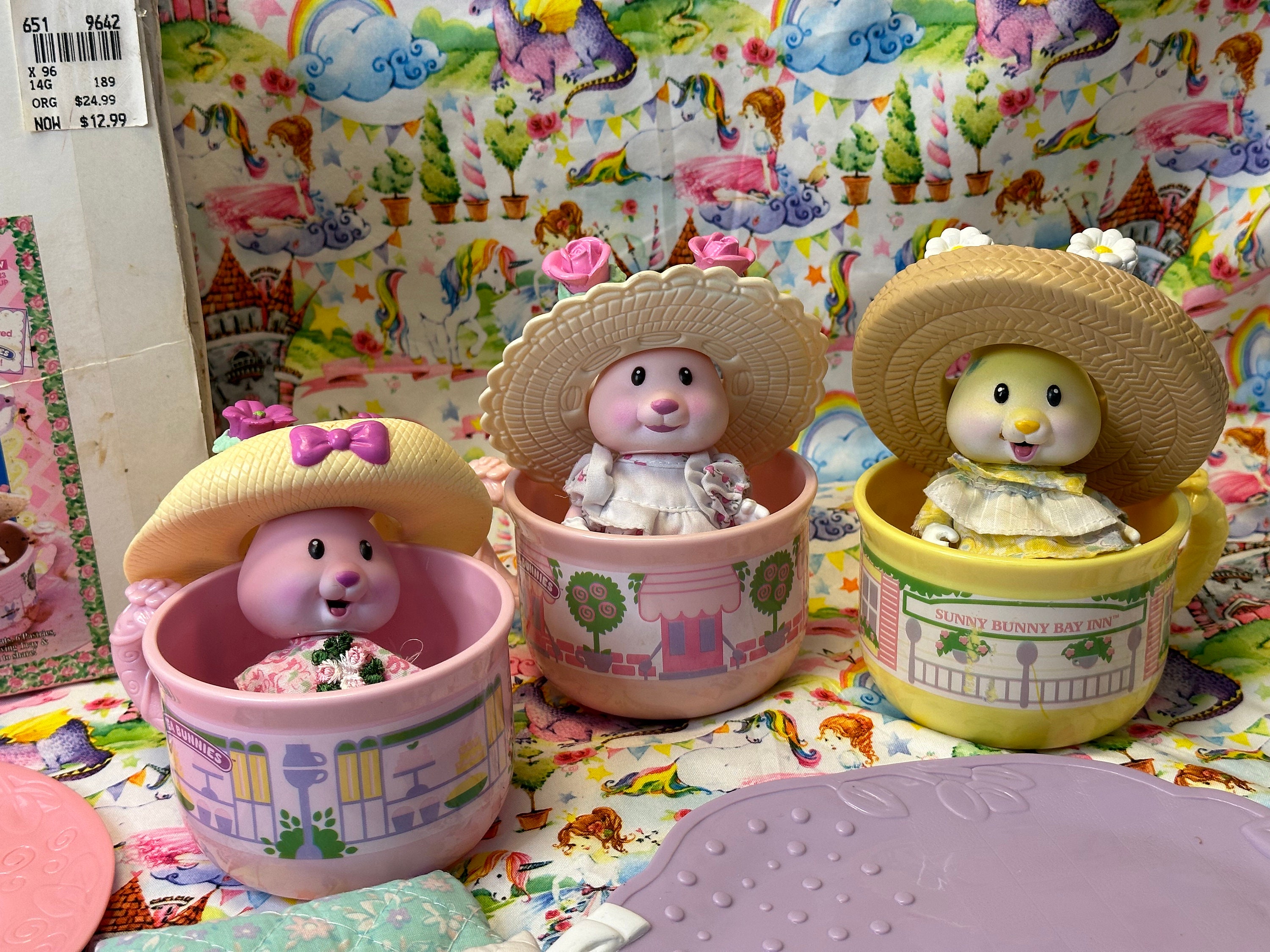 Tea Bunnies Playset Fancy Dessert Tea Party - Etsy