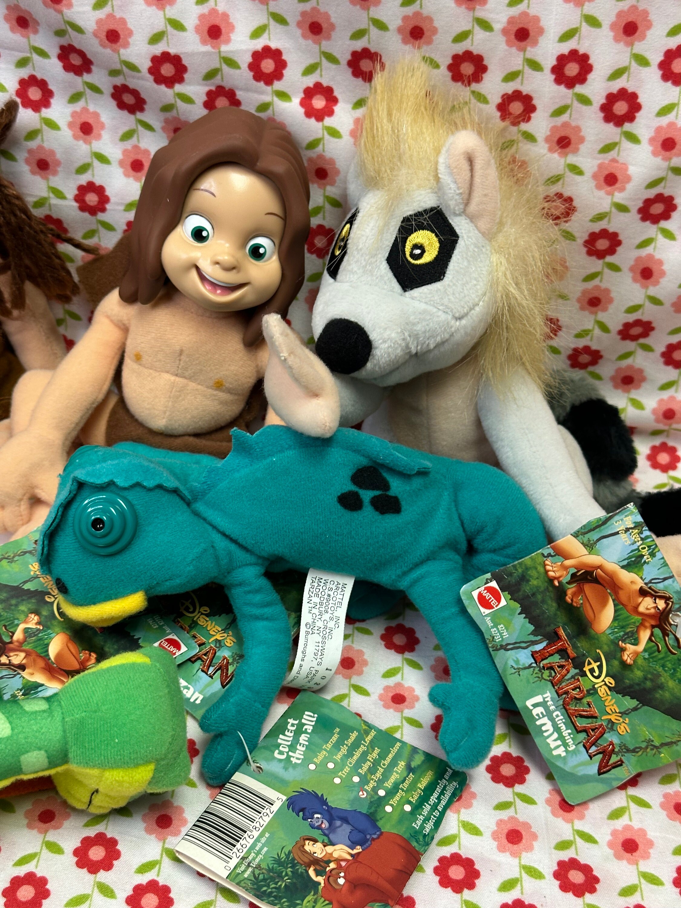 Tarzan Disney Animated Movie Bean Bag Lot of 6 Snake Lemur - Etsy Australia