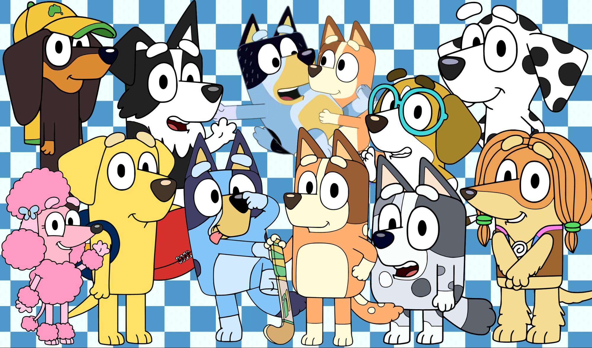 Blue Dog Characters Group Sippy Cup Sublimation Tumbler Wrap - Etsy