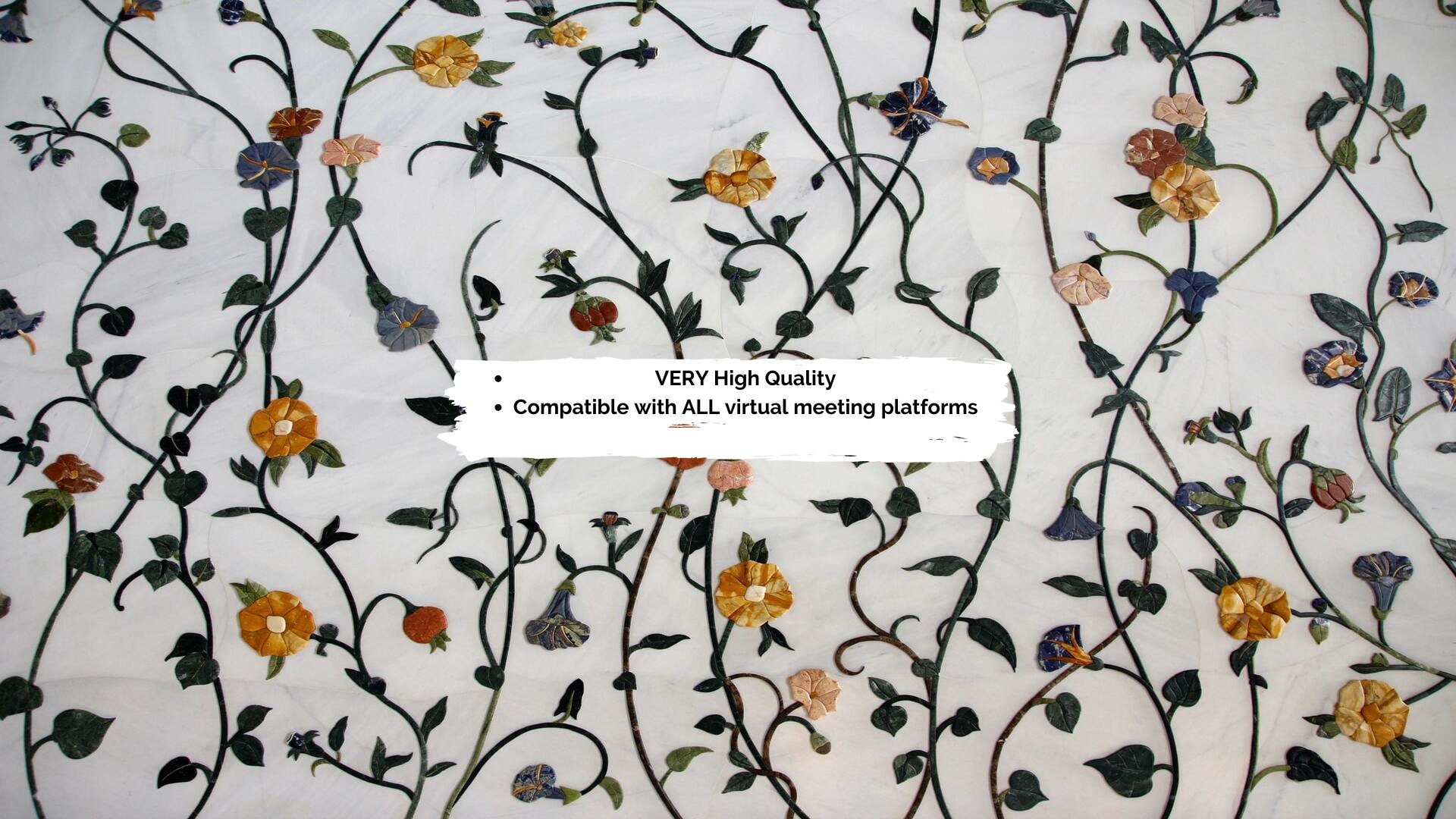 Zoom Backgrounds Flowers, Beautiful Flower Zoom Background, Virtual ...