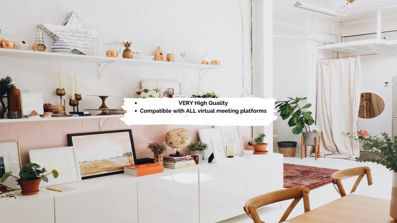 Zoom Backgrounds Home Virtual Backdrop - Etsy Canada