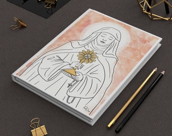 St. Clare of Assisi Catholic Prayer Journal Santa Clara De - Etsy