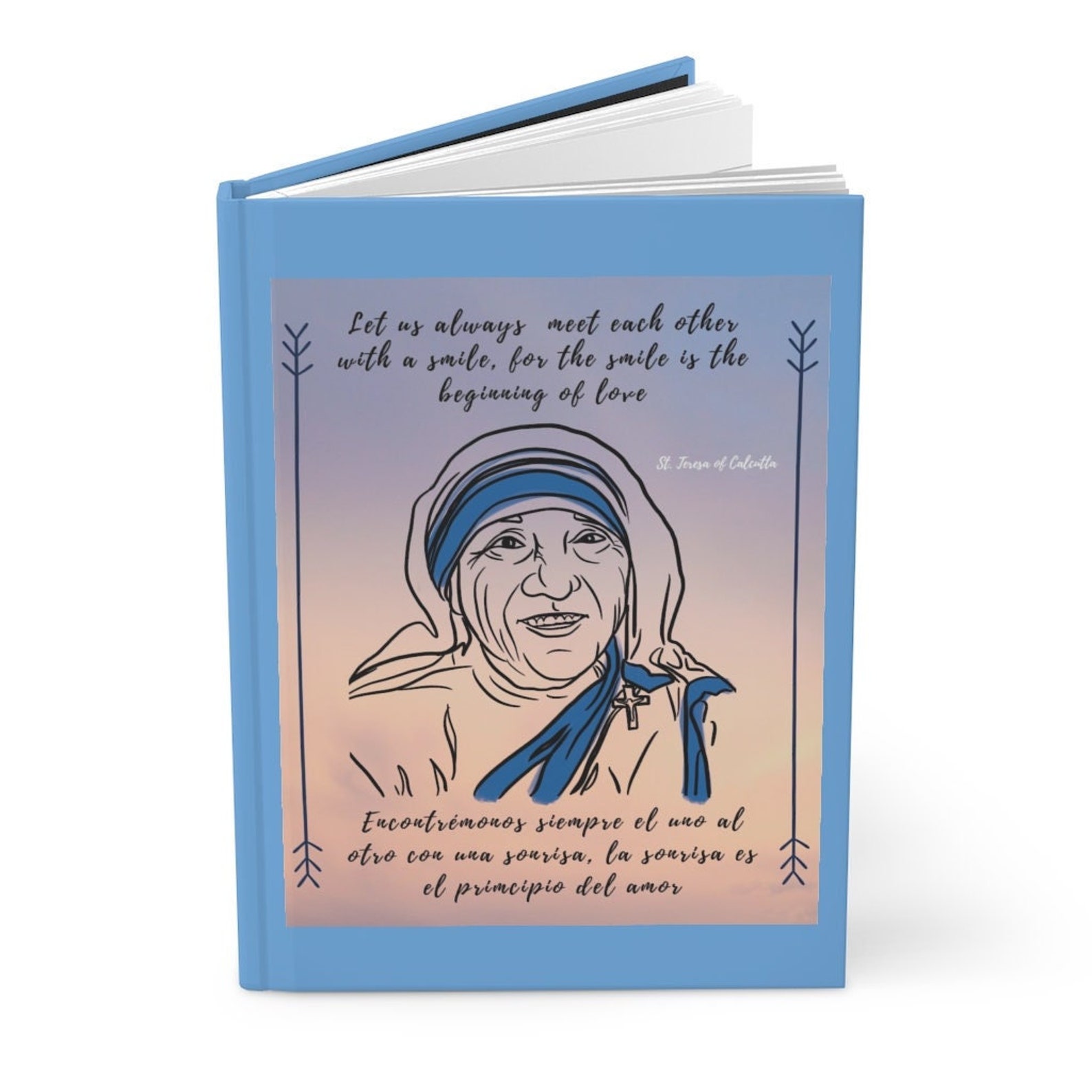 St Mother Teresa of Calcutta Catholic Prayer Journal Santa - Etsy