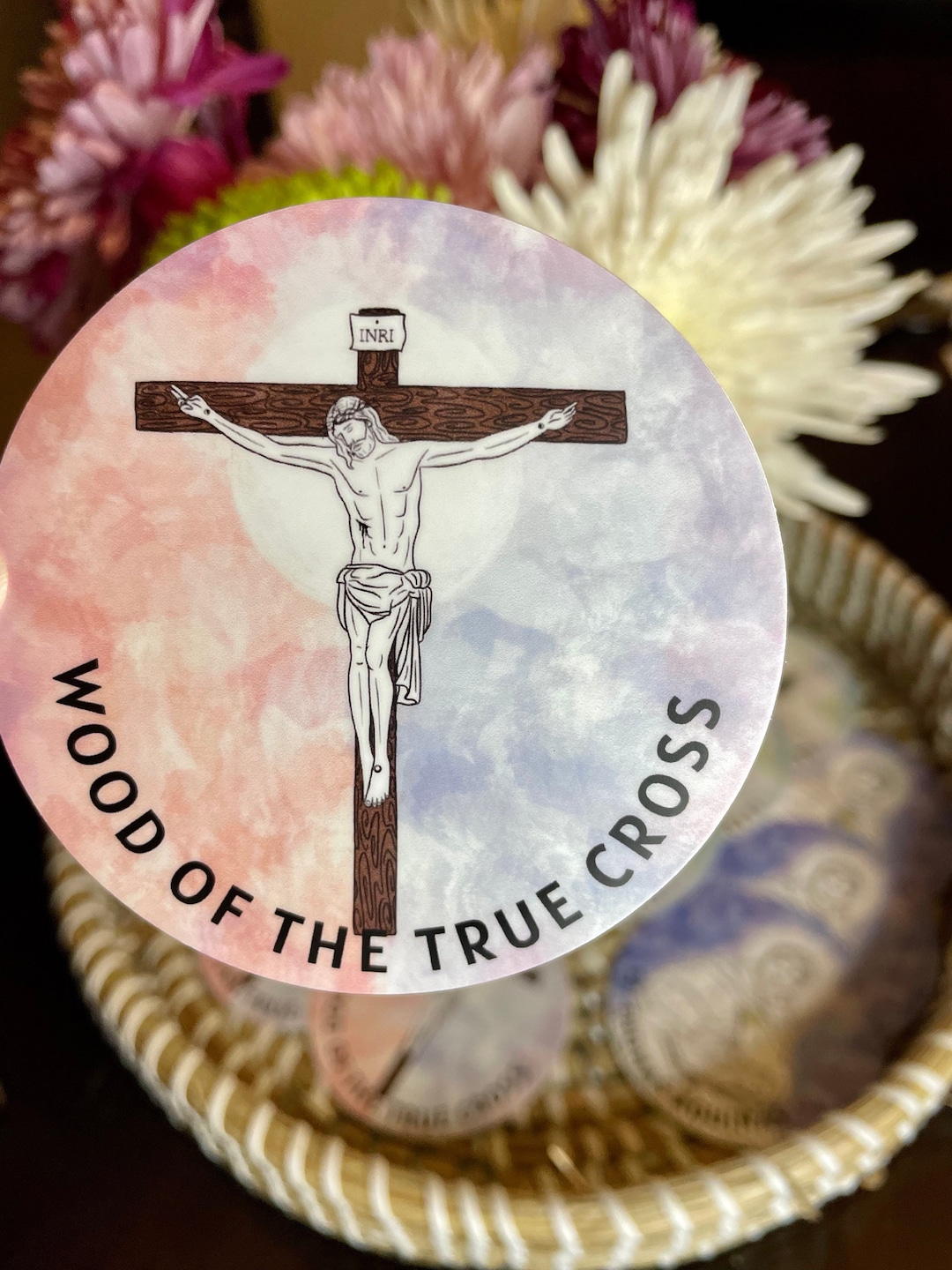 Holy Cross Waterproof Sticker | Santa Cruz Calcomanía/pegatina ...