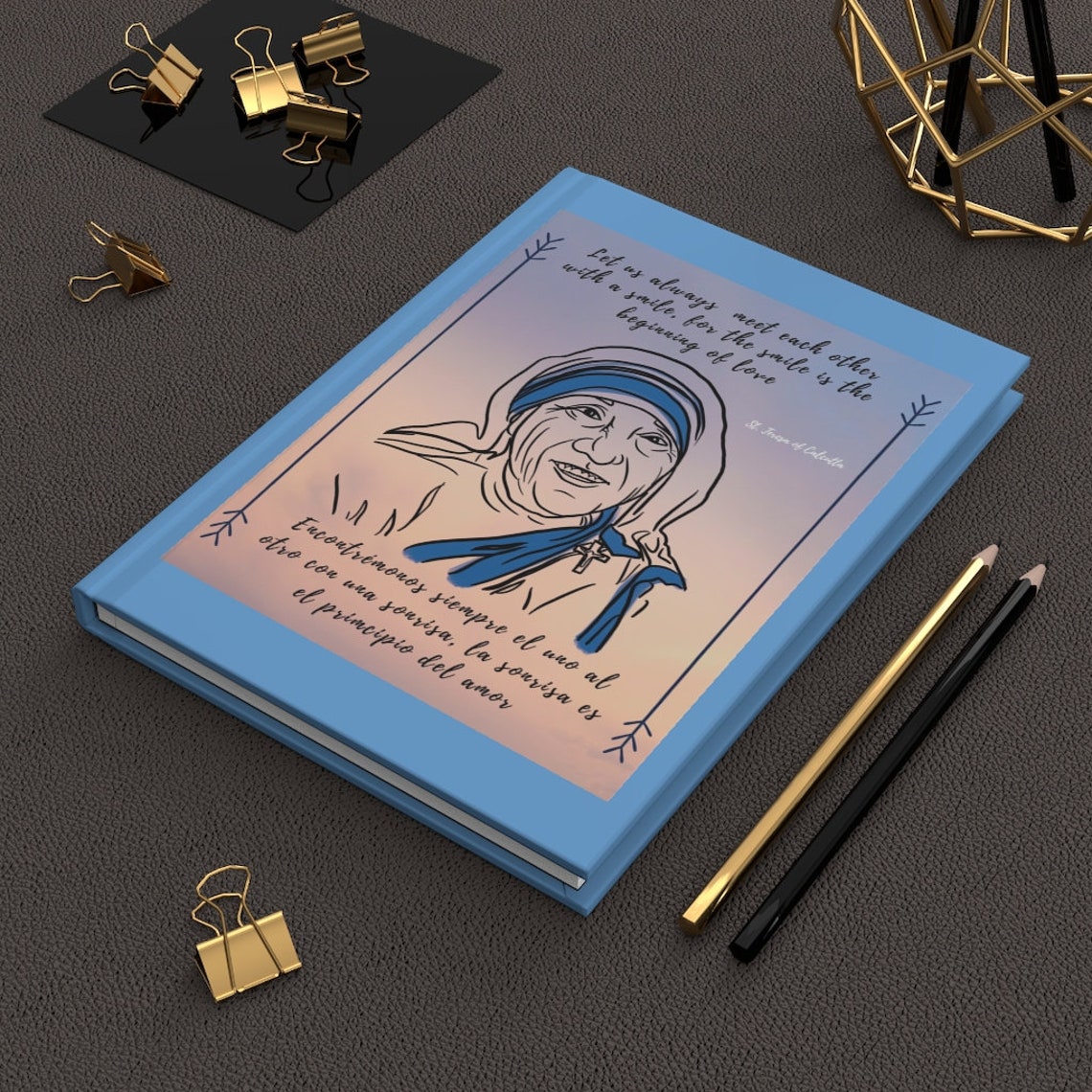 St Mother Teresa of Calcutta Catholic Prayer Journal Santa - Etsy