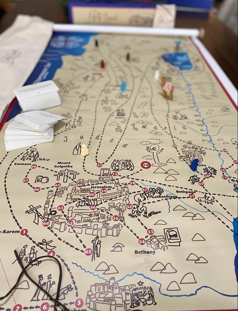 The Holy Land Game | Amazing Board Game, Educational and Fun | Catholic ...
