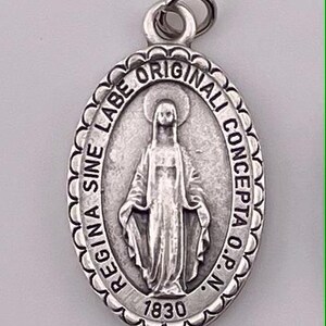 The Miraculous Medal Oval | La Medalla Milagrosa De La Virgen María ...