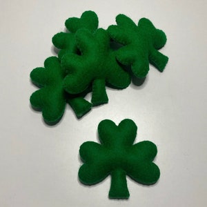 Grass Green Wool Felt Shamrock Garland - Etsy