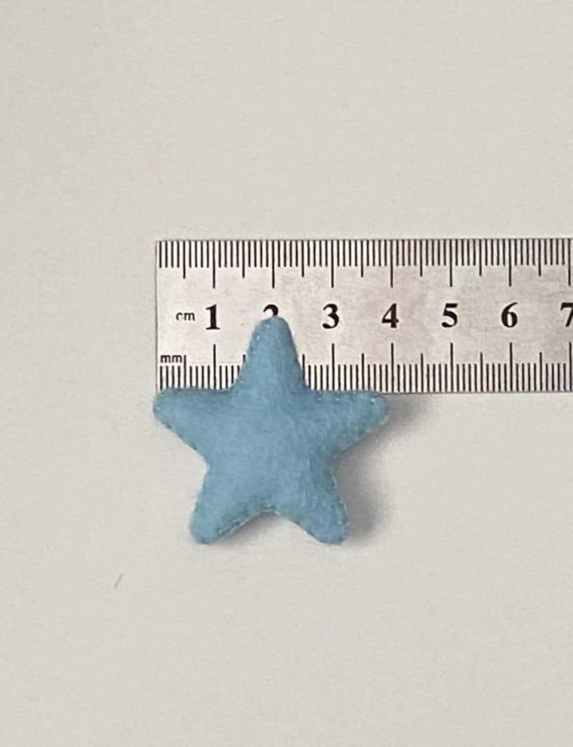 Baby Blue Moon, White Cloud, White Stars and Baby Blue Stars Wool Felt ...