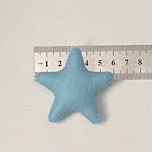 Baby Blue Moon, White Cloud, White Stars and Baby Blue Stars Wool Felt ...