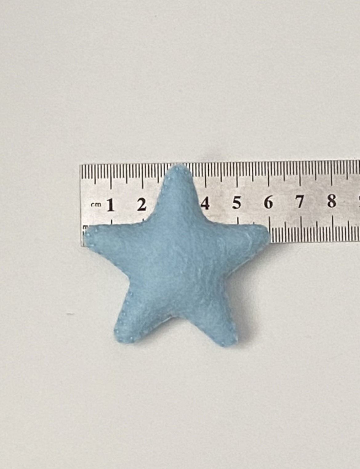 Baby Blue Moon, White Cloud, White Stars and Baby Blue Stars Wool Felt ...