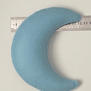 Baby Blue Moon, White Cloud, White Stars and Baby Blue Stars Wool Felt ...