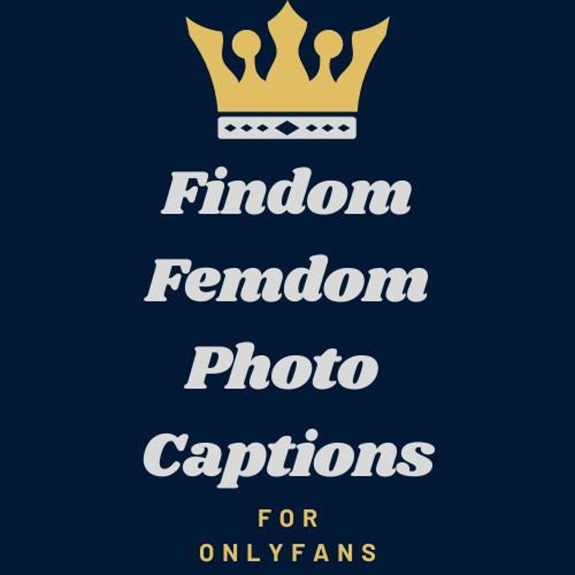 Findom/femdom Photo Captions - Etsy