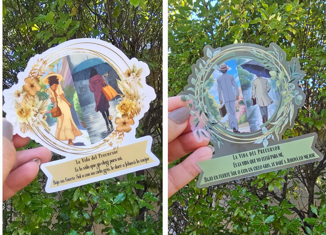 La Vida Del Precursor | Stickers in Spanish | Female/male Option ...