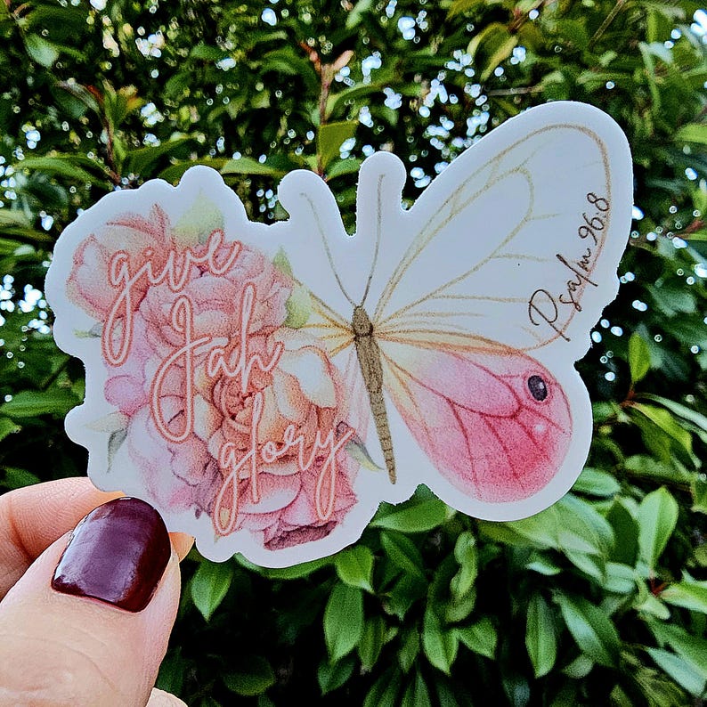 Give Jah the Glory Due His Name | Year Text Psalm 96:8 | Die Cut Water ...