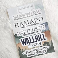Wallkill Bethel License Plate Gloss Sticker - Etsy