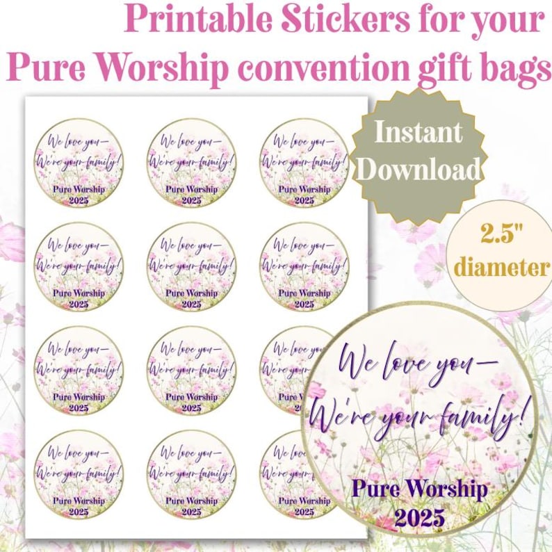 Printable JW Convention Gift Tags | Avery 5294 2.5" Circle Stickers ...