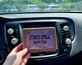 DISCO BALL Car Vent Clips - Etsy