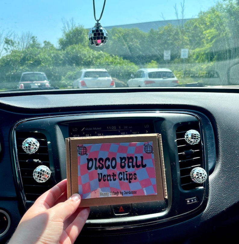 DISCO BALL Car Vent Clips - Etsy