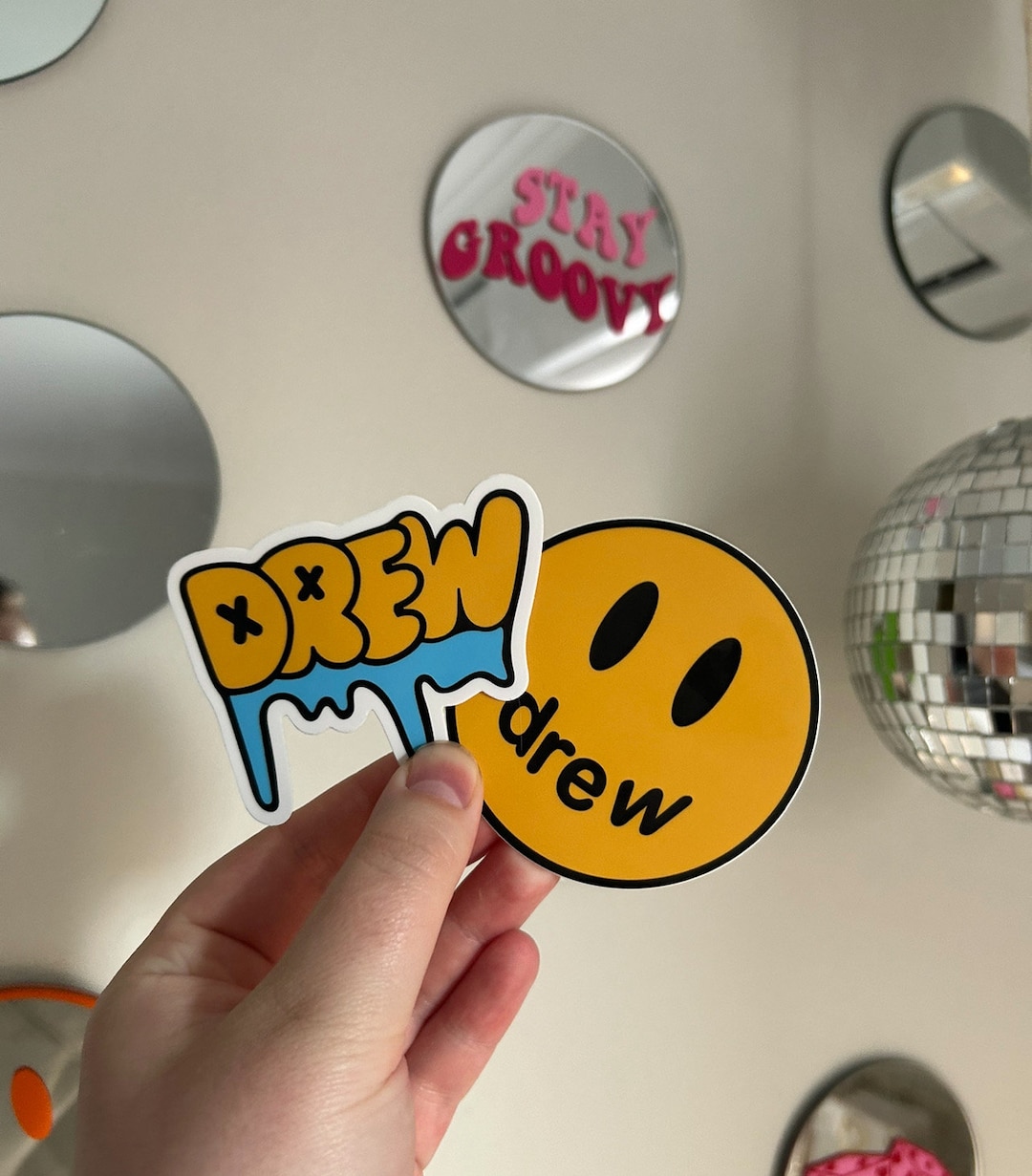 DREW Sticker Set / Justin Bieber Sticker / Trendy Sticker - Etsy