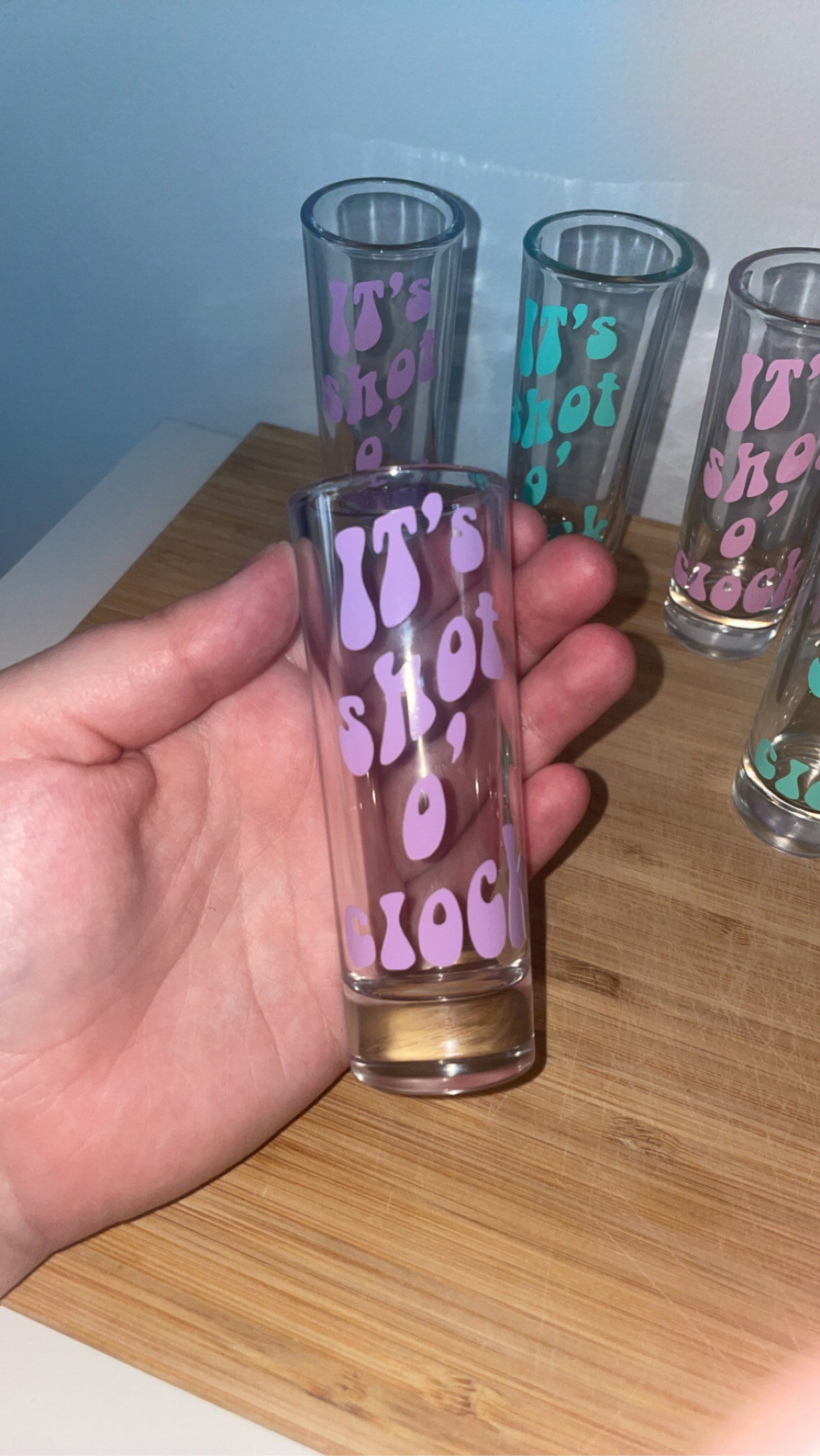 It’s Shot O’ Clock Shot Glasses / Party Gifts / Bachelorette / - Etsy