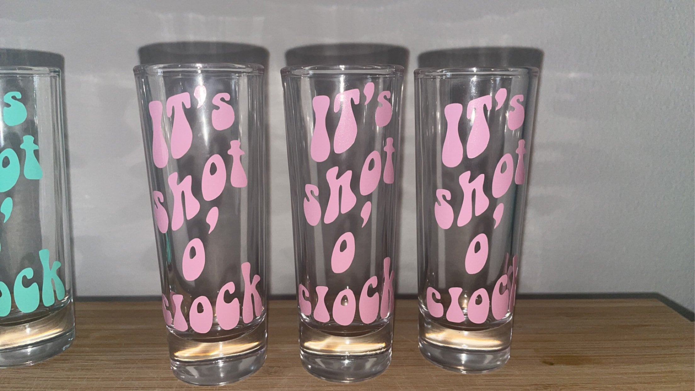 It’s Shot O’ Clock Shot Glasses / Party Gifts / Bachelorette / - Etsy